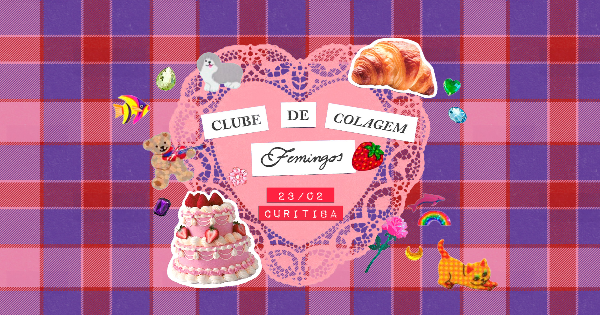 Clube de Colagem Femingos em Curitiba